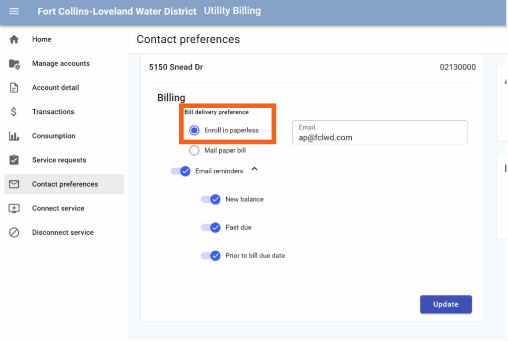 Billing Changes - Fort Collins